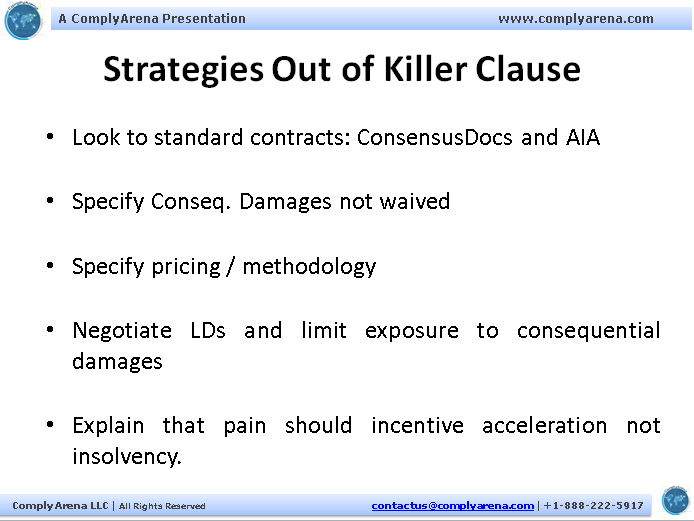 Killer Construction Contract Clauses Overview | Neutralize Killer ...